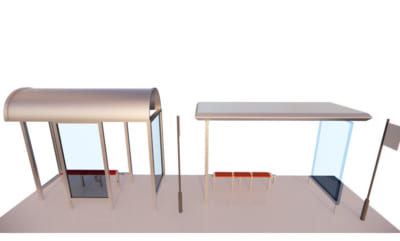 Chia sẻ bộ Family Trạm xe bus trong Revit - Revit.vn